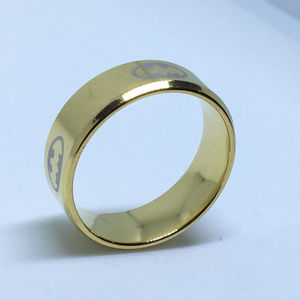 3 Royal Dazzy | Jewelry | Gold Batman Symbol On Stainless Steel Ring ...